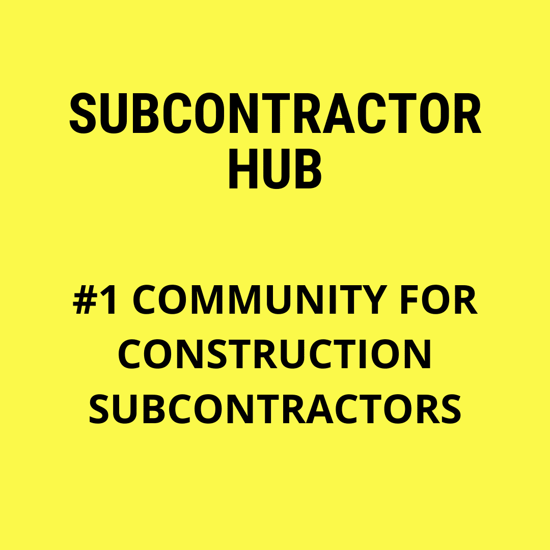 Home - Subcontractor Hub